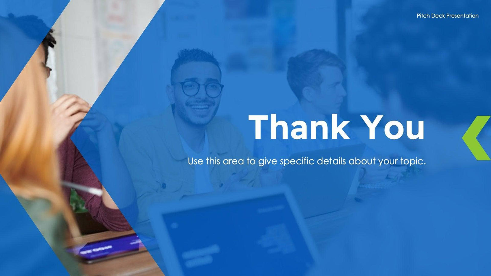 Thank You Blue Light Green Slide Template S10272201 – Infografolio