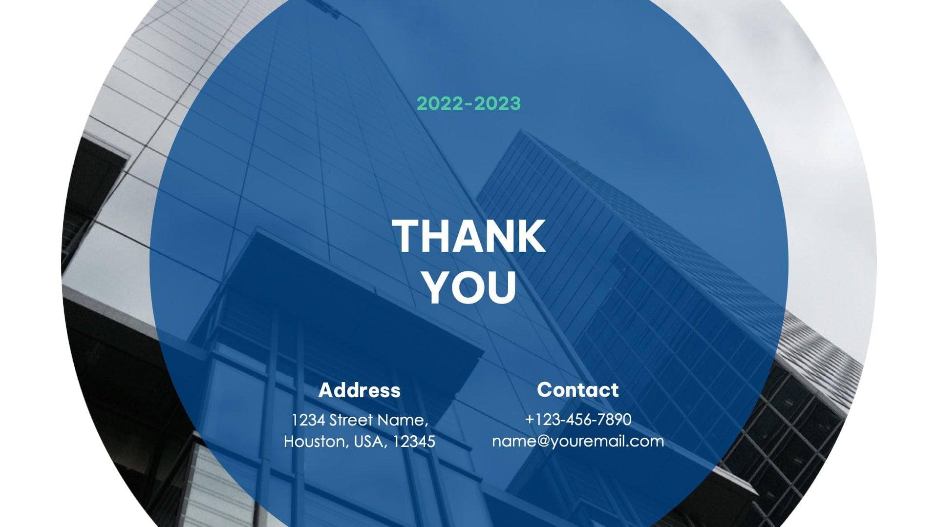 Thank You Slide Template S09202209 | Infografolio