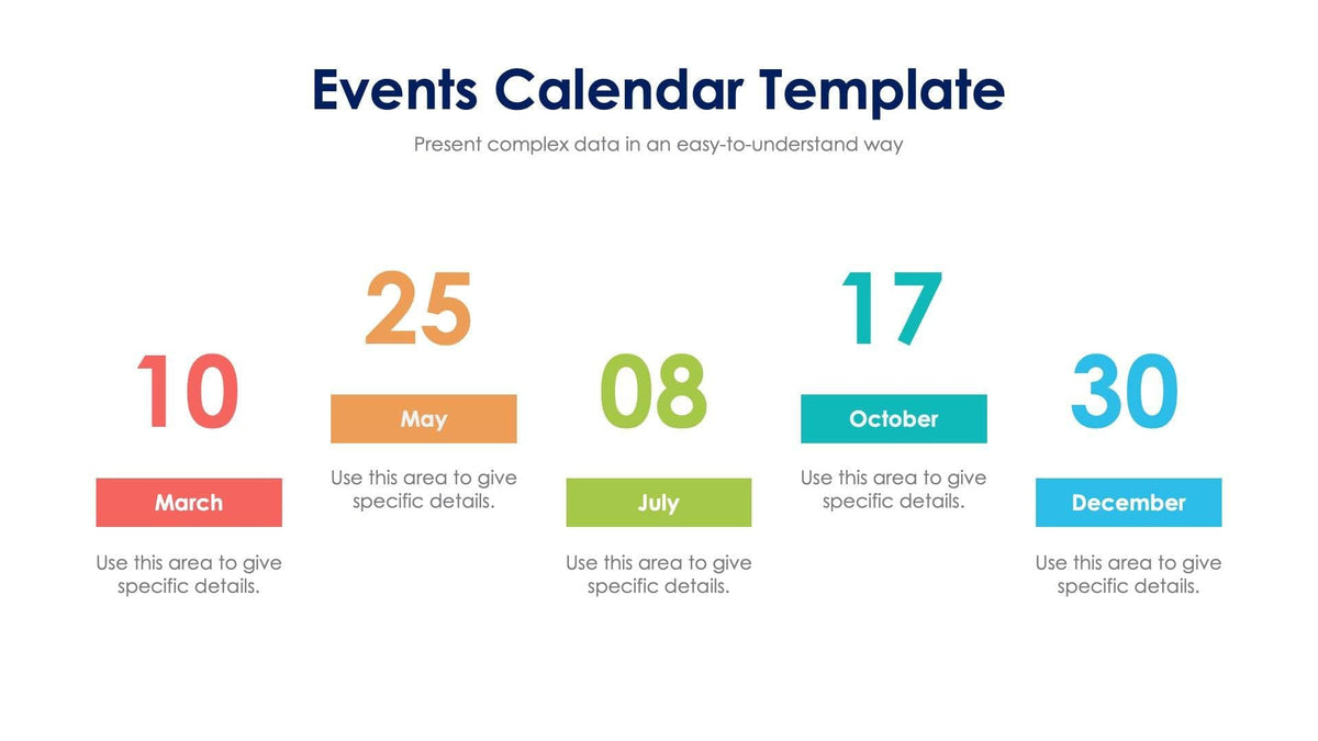 Events Calendar Infographic Slide Template S11042201 – Infografolio