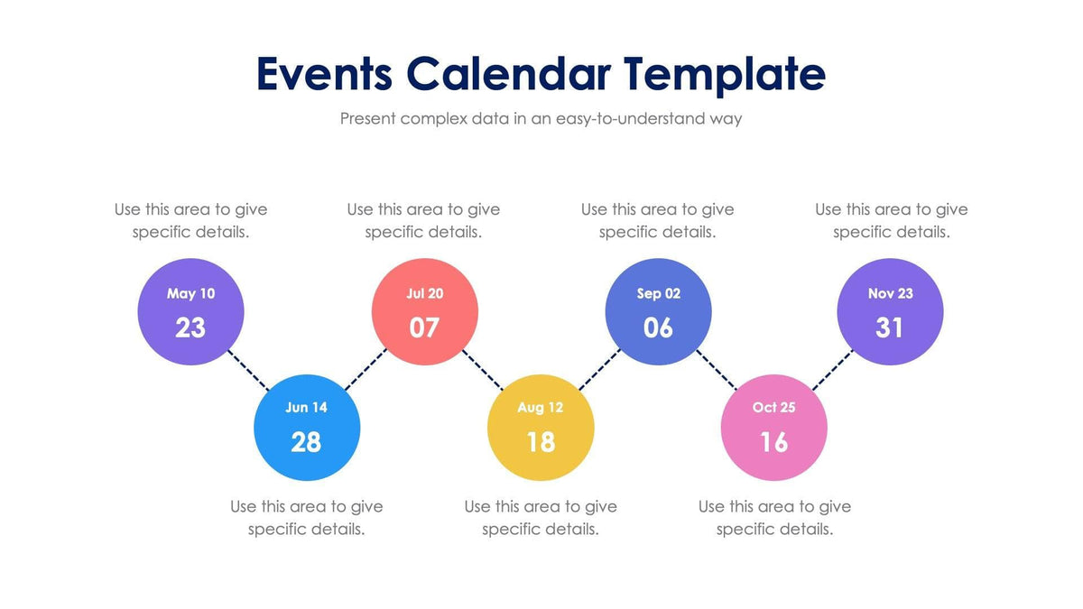 Events Calendar Infographic Slide Template S11042221 – Infografolio