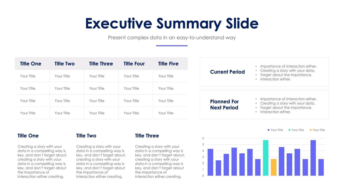 Executive Summary Slide Infographic Template S07252201 – Infografolio
