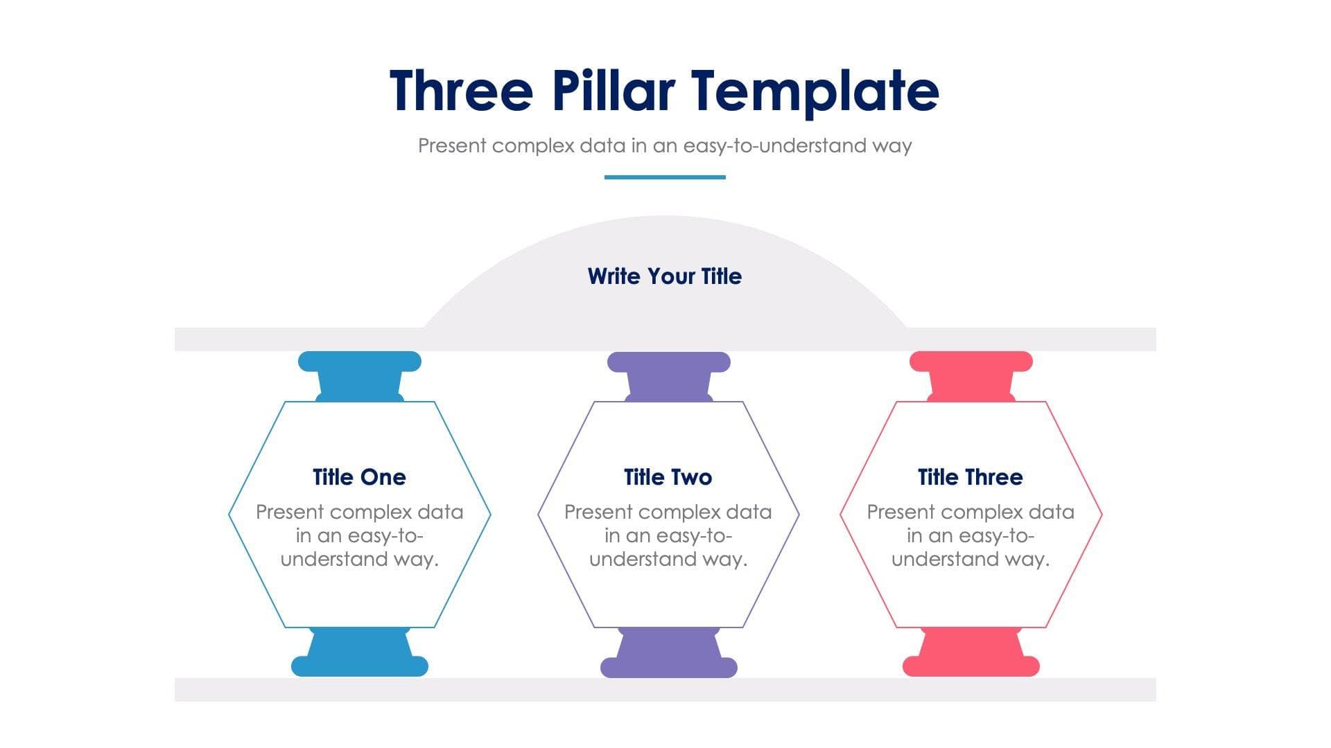 Three Pillar Slide Infographic Template S07272210 | Infografolio
