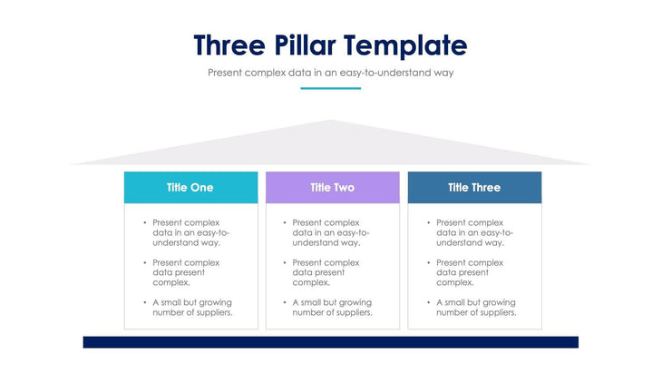 Three Pillar Slide Infographic Template S07272215 – Infografolio
