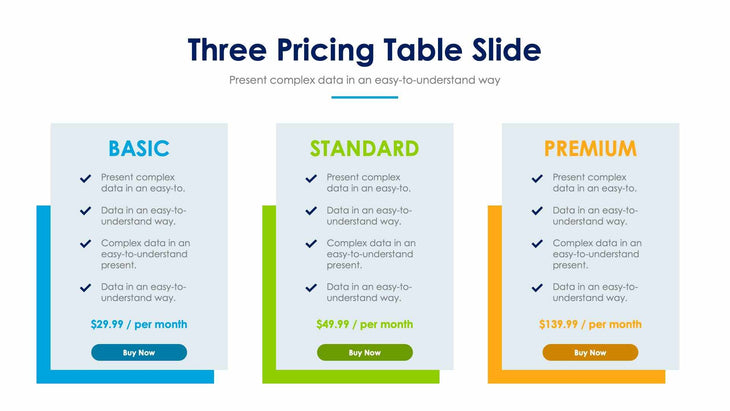 Three Pricing Table Slide Infographic Template S12202104 – Infografolio
