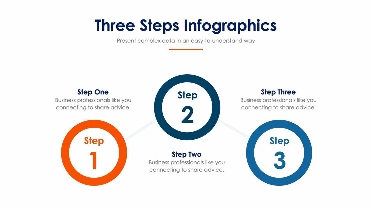 Three Steps Slide Infographic Template S02062206 – Infografolio