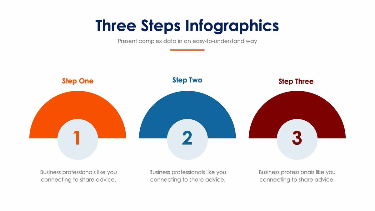 Three Steps Slide Infographic Template S02062208 – Infografolio