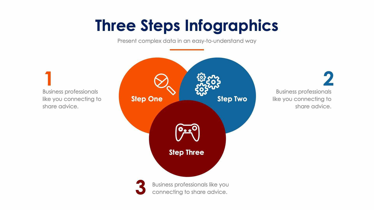 Three Steps Slide Infographic Template S02062209 – Infografolio