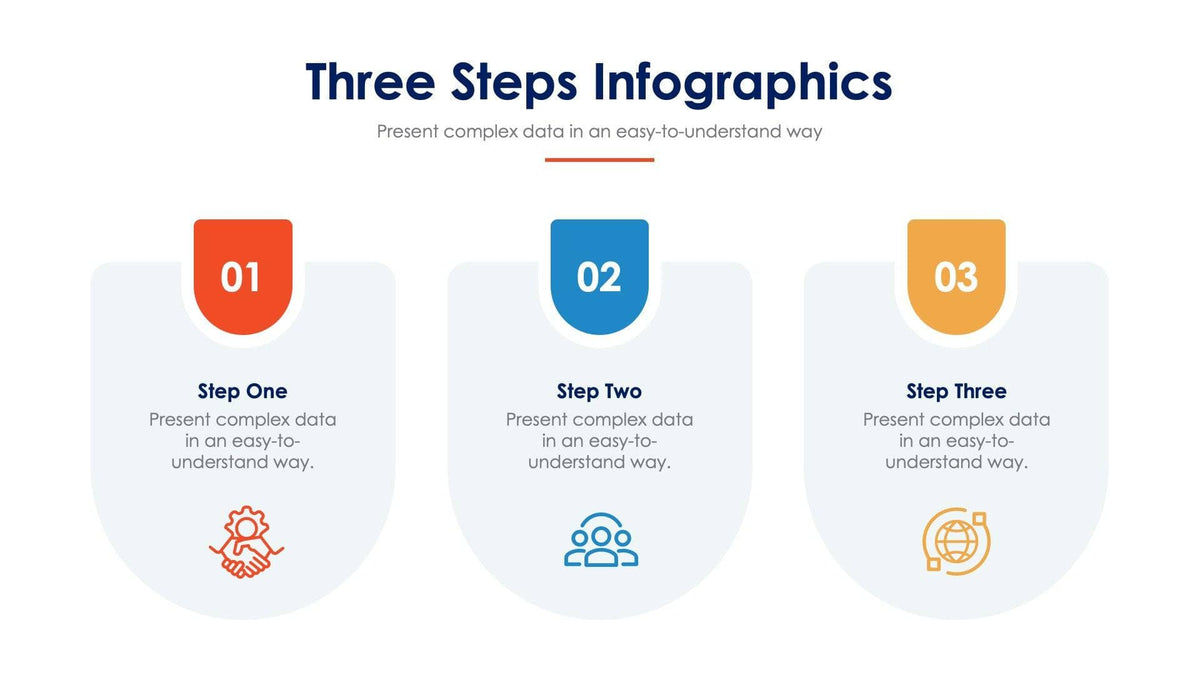 Three Steps Slide Infographic Template S06082203 – Infografolio