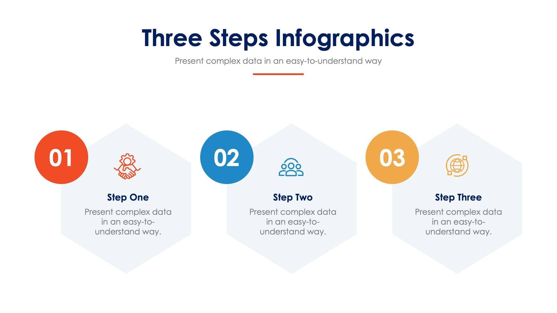 Three Steps Slide Infographic Template S06082205 | Infografolio