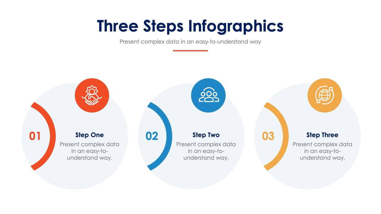 Three Steps Slide Infographic Template S06082209 – Infografolio