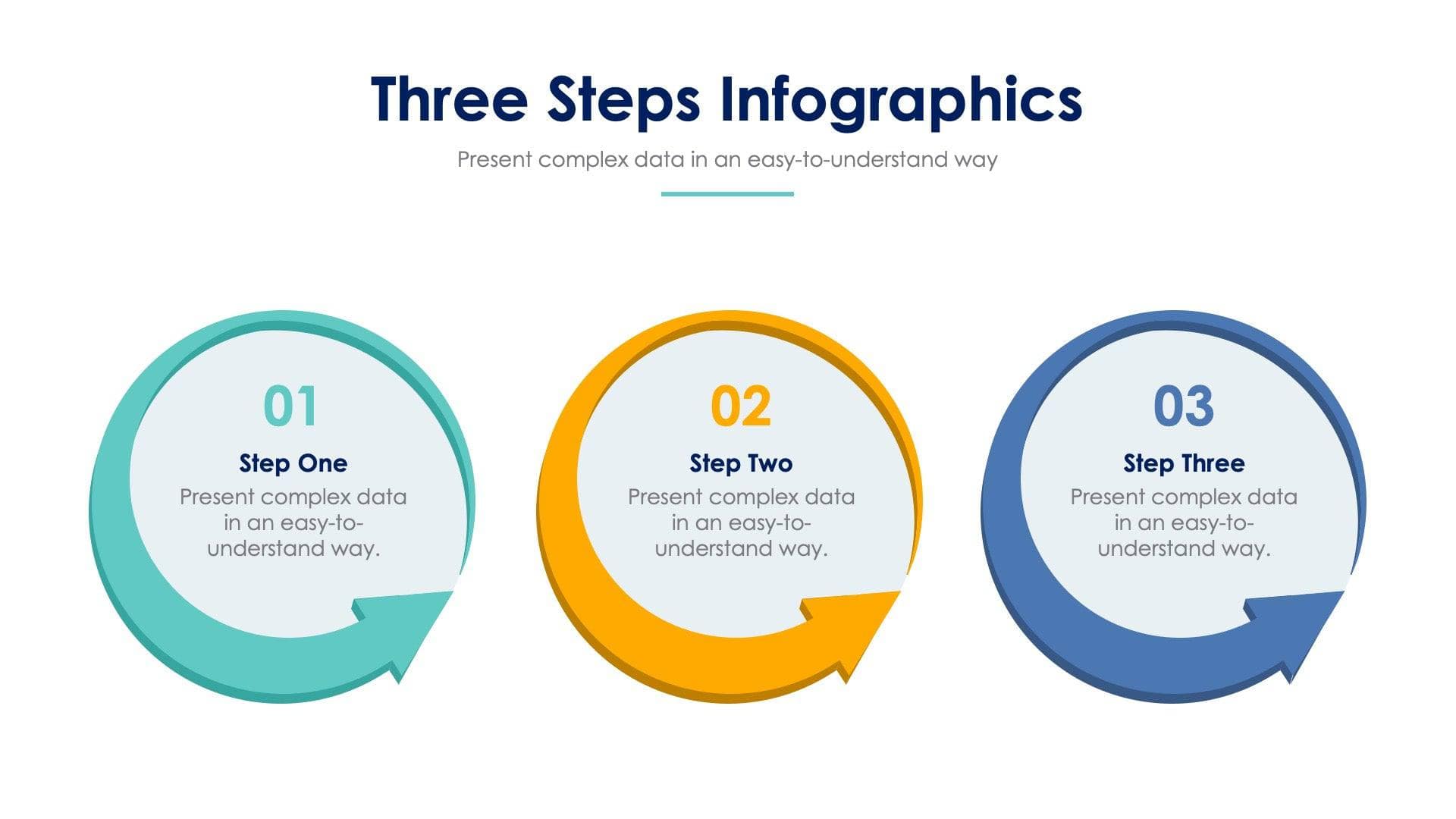 Three Steps Slide Infographic Template S06082215 | Infografolio