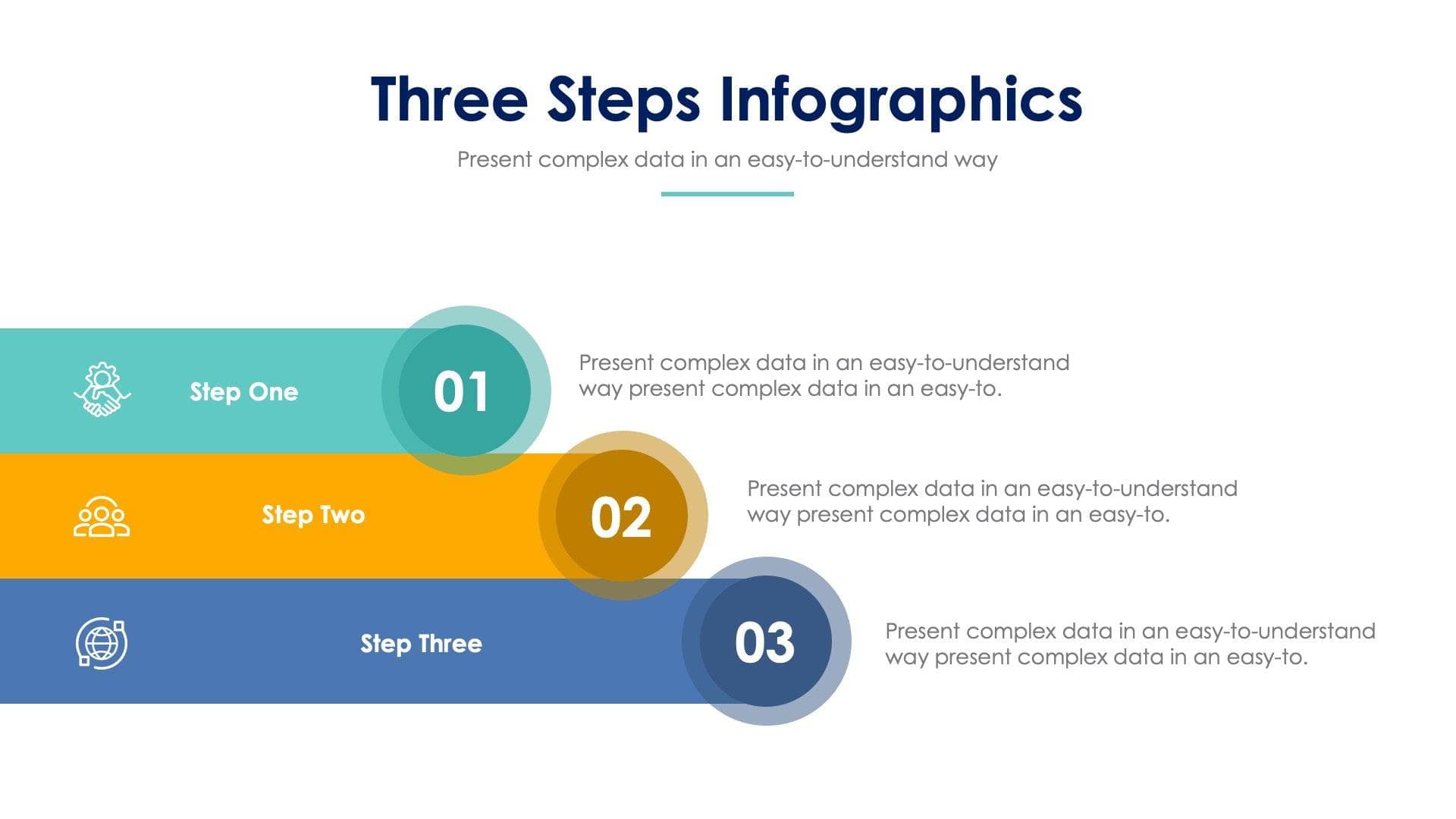 Three Steps Slide Infographic Template S06082216 | Infografolio