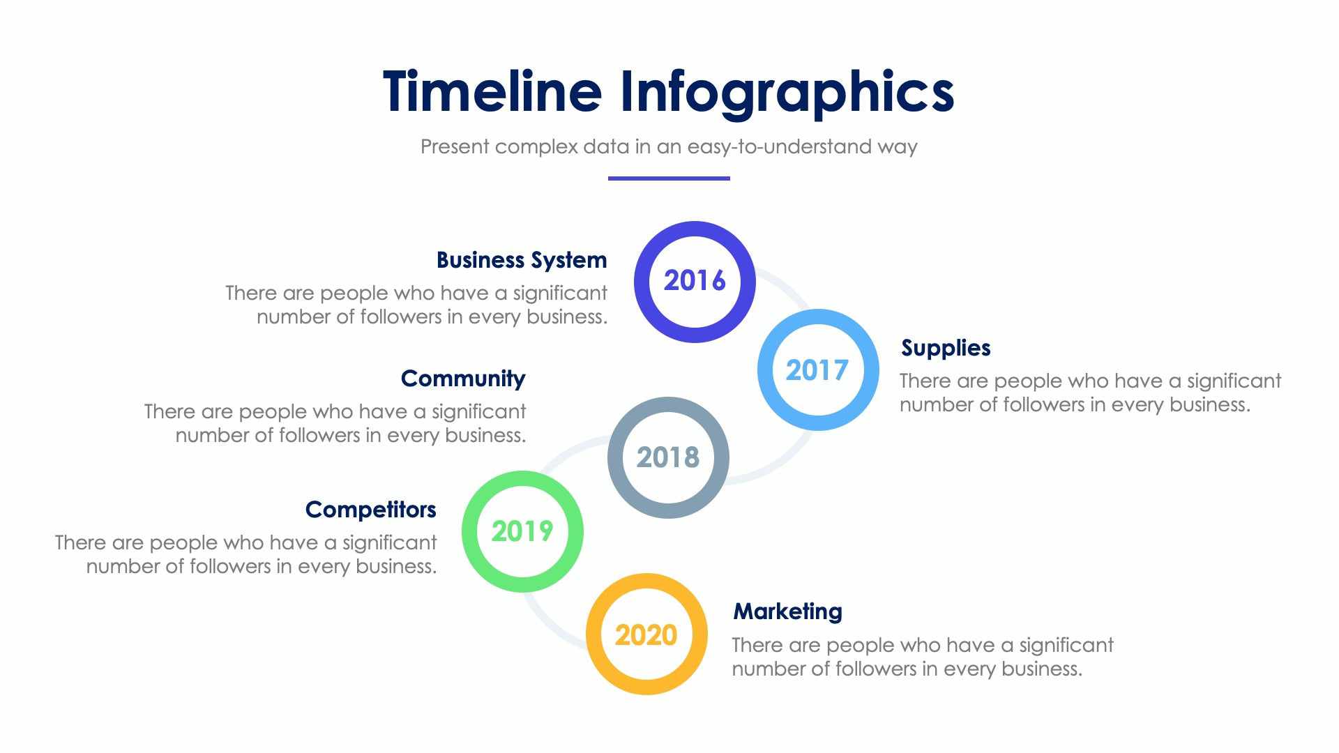 Timeline Slide Infographic Template S01112203 | Infografolio