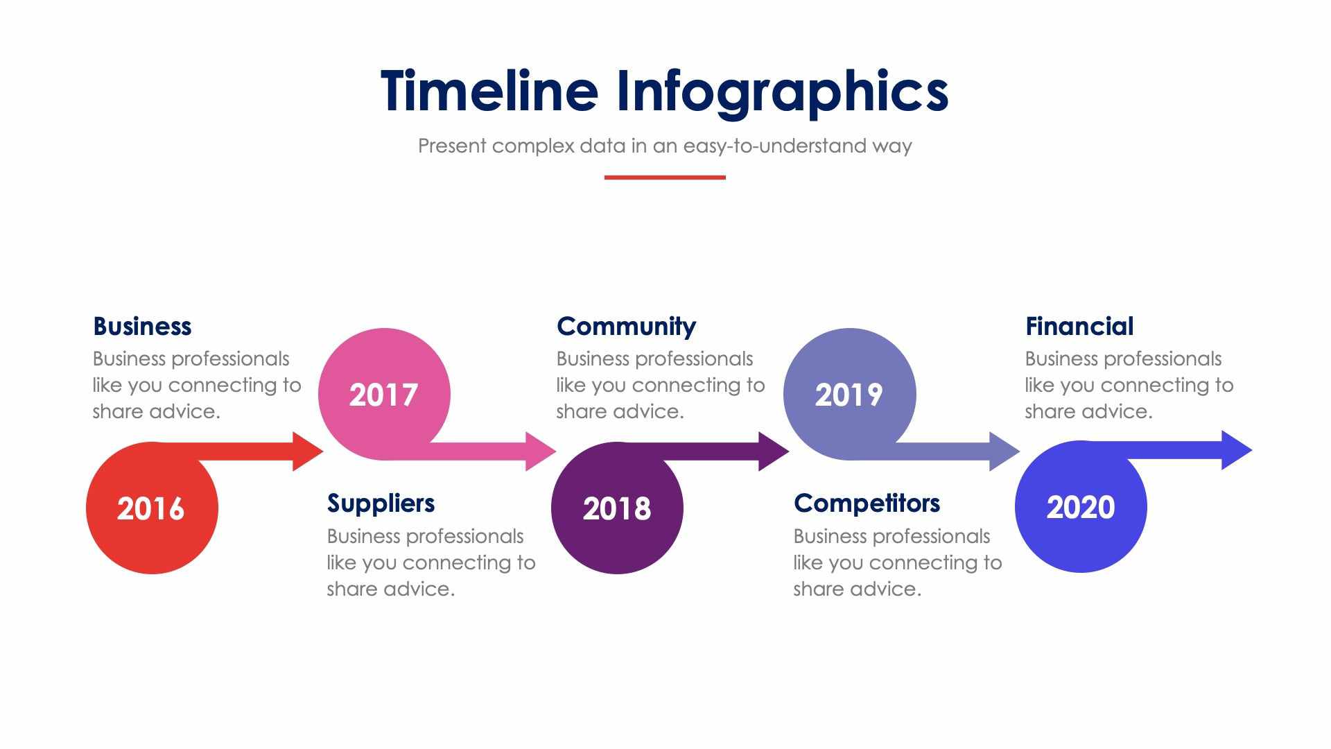 Timeline Slide Infographic Template S01112220 | Infografolio