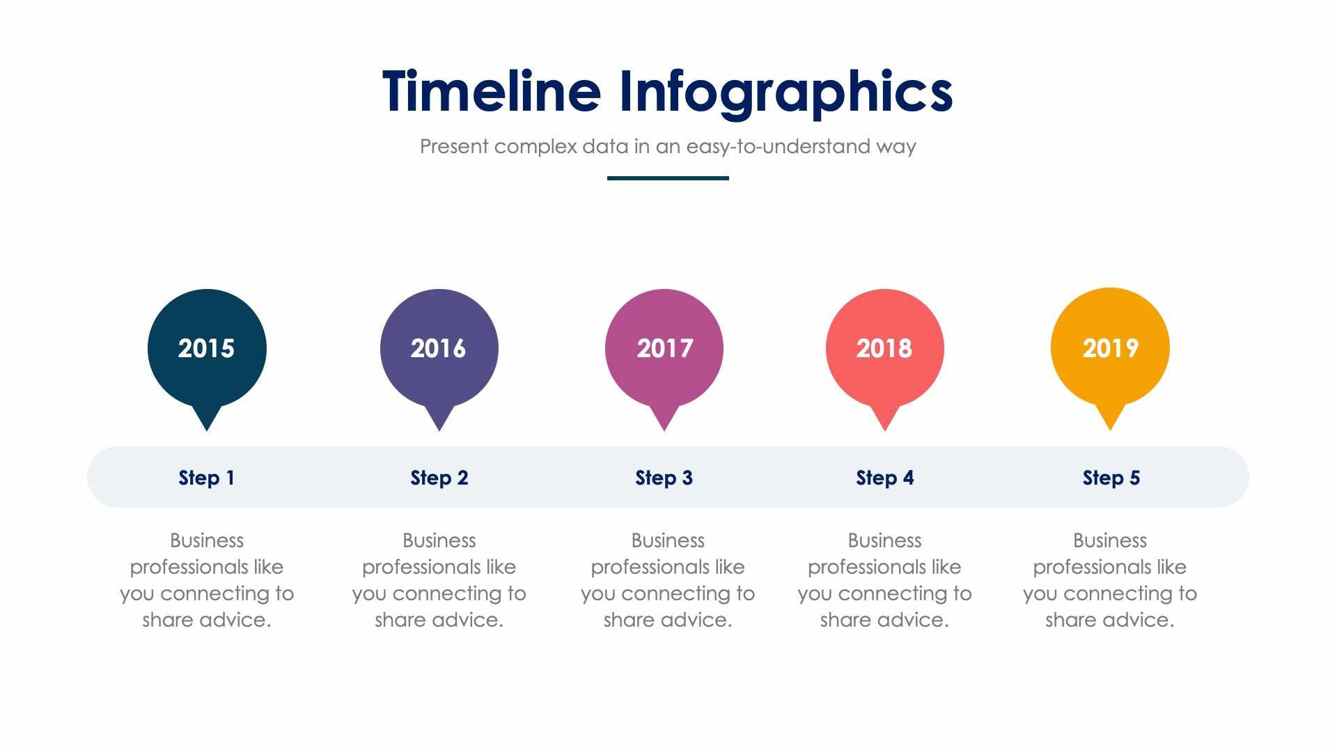 Timeline Slide Infographic Template S01132207 | Infografolio