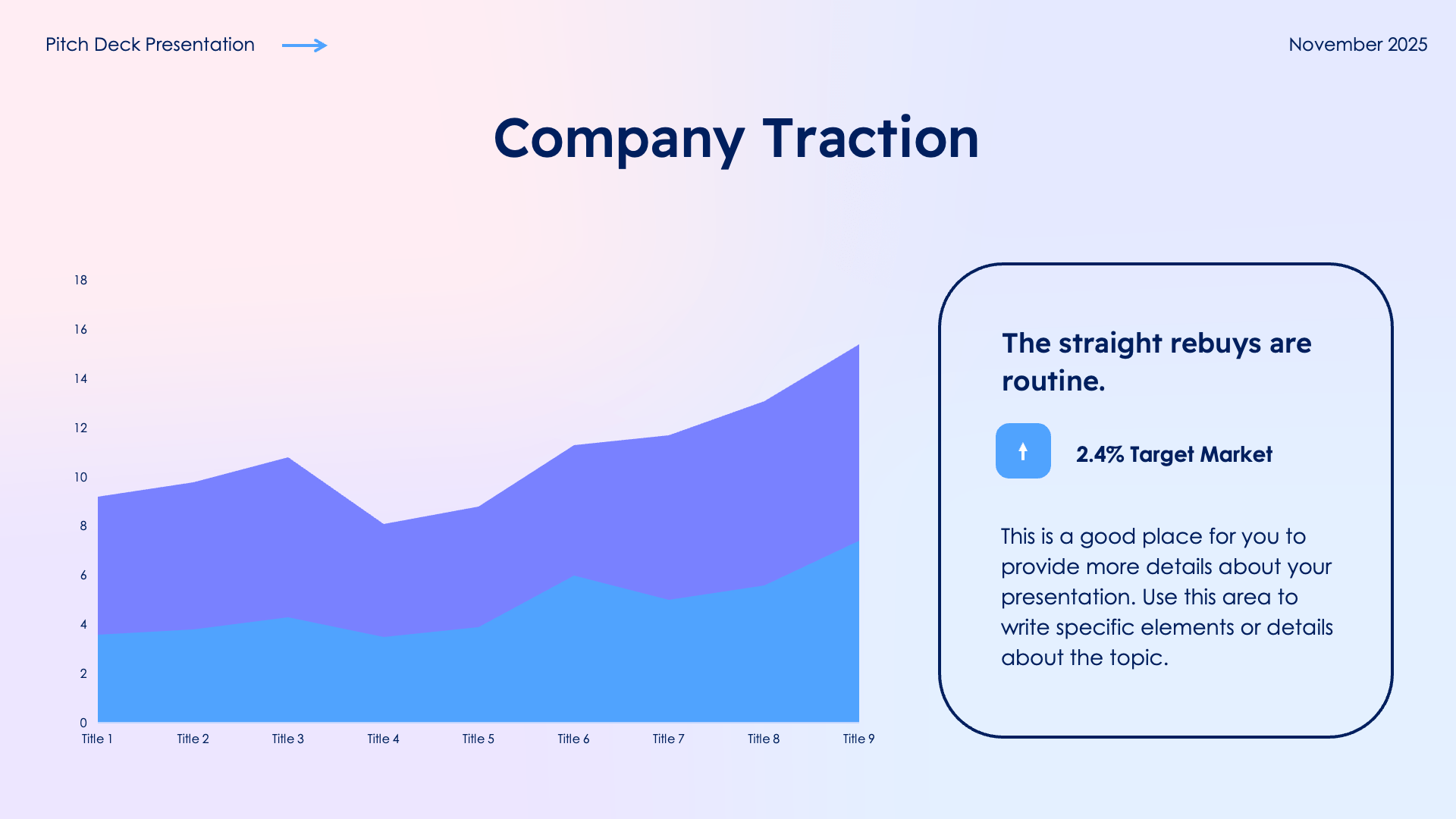 Company Traction Slide Template S10172201 | Infografolio