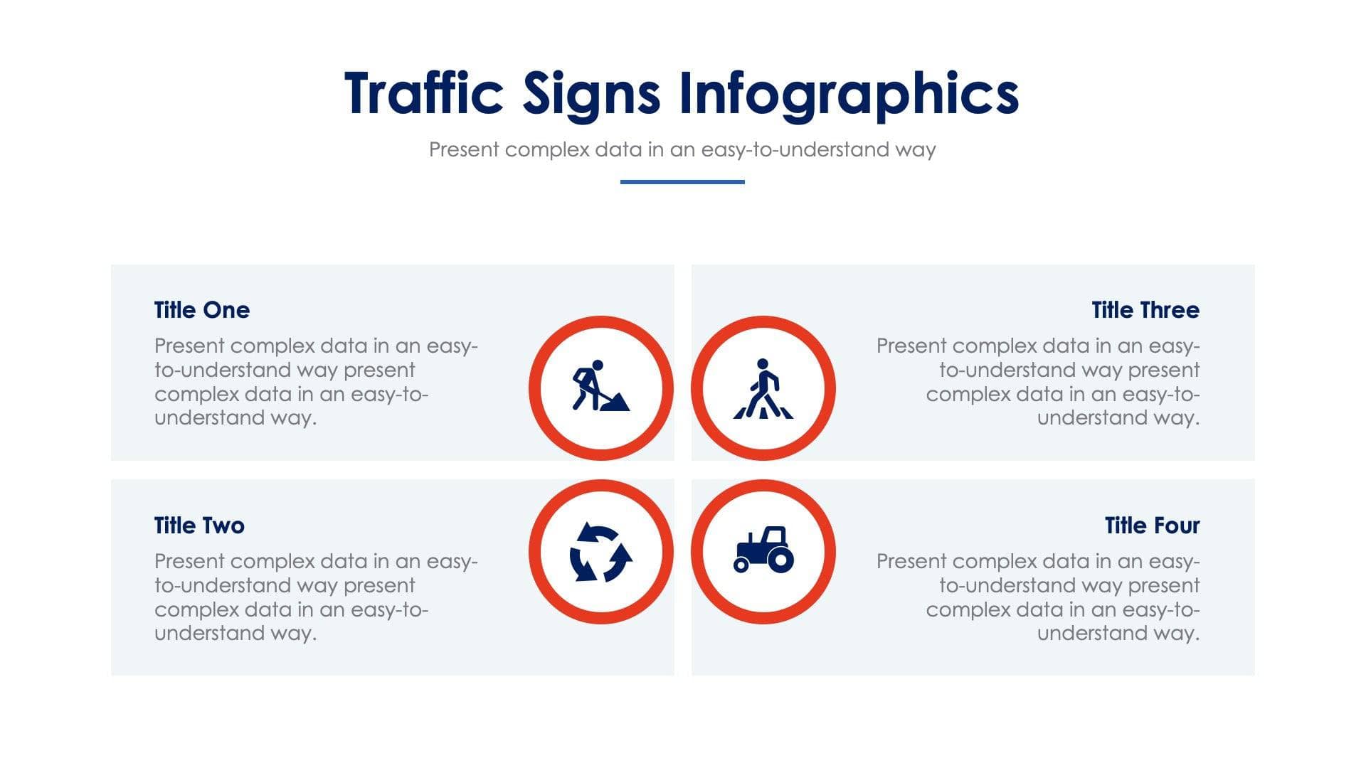 Traffic Signs Slide Infographic Template S04112217 | Infografolio