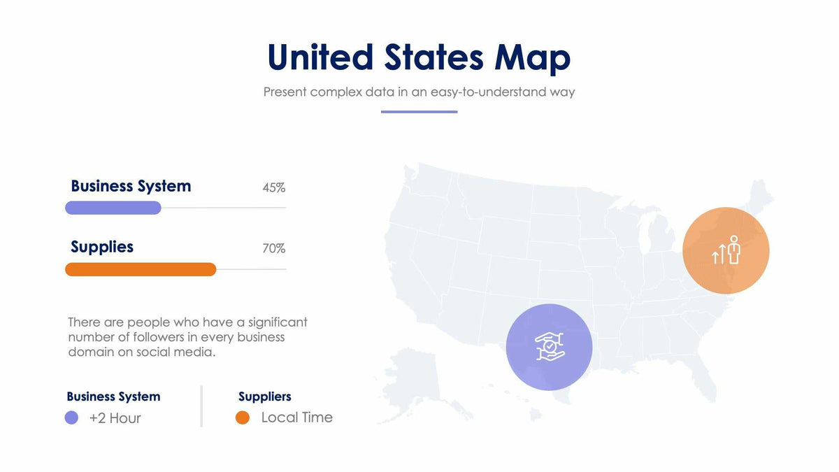 United States Map Slide Infographic Template S01182203 – Infografolio
