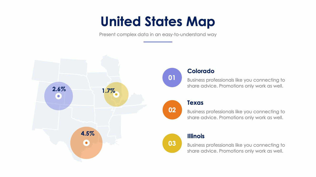 United States Map Slide Infographic Template S01182206 – Infografolio