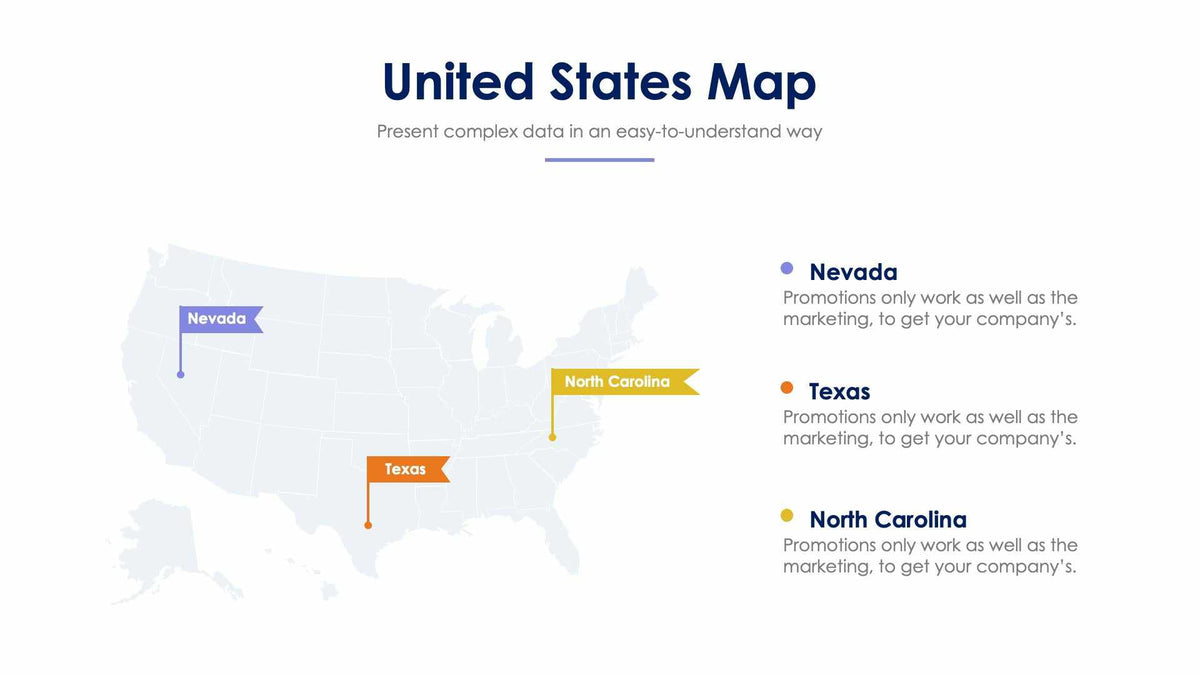 United States Map Slide Infographic Template S01182210 – Infografolio