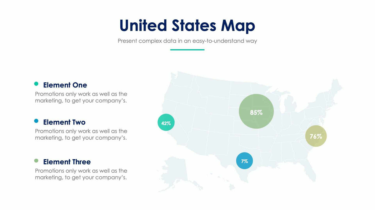 United States Map Slide Infographic Template S01182215 – Infografolio