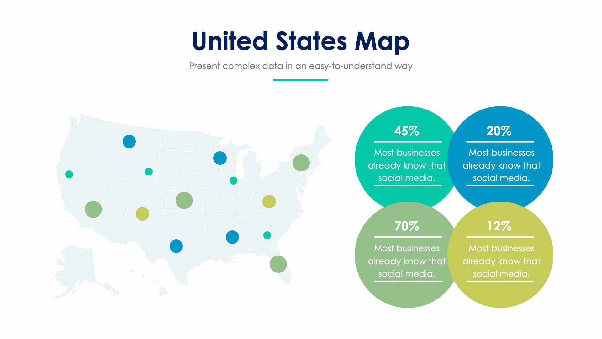 United States Map Slide Infographic Template S01182221 | Infografolio