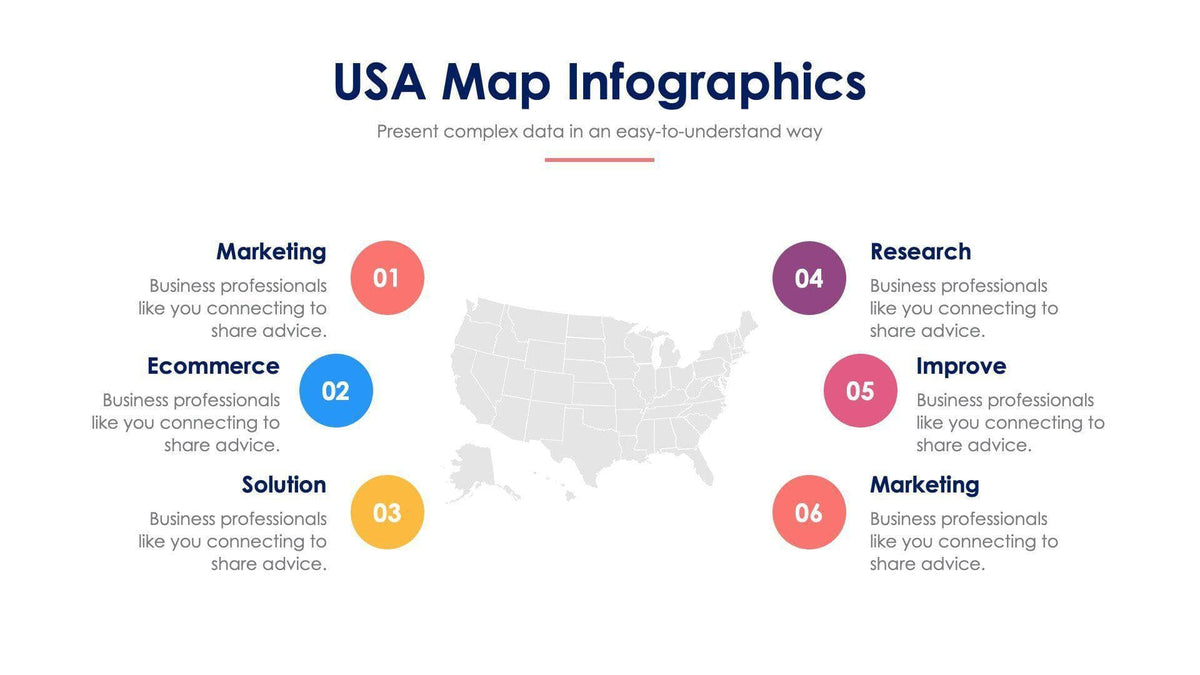 USA Map Slide Infographic Template S11262106 – Infografolio