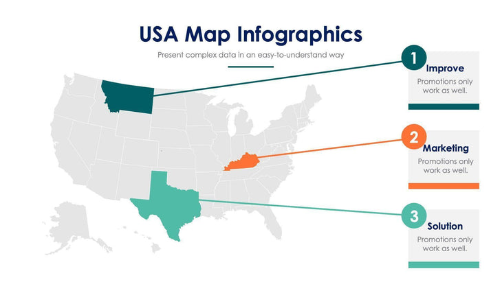 USA Map Slide Infographic Template S11262112 – Infografolio