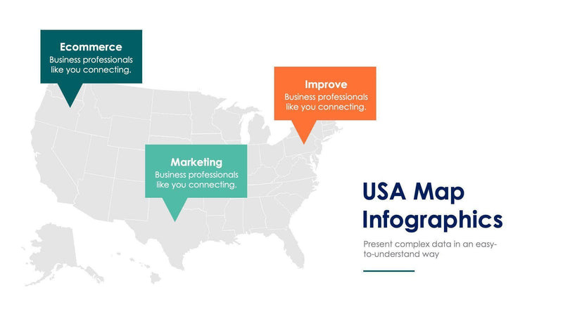 USA Map Slides – Infografolio