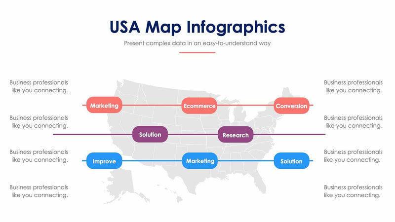 USA Map Slides – Infografolio