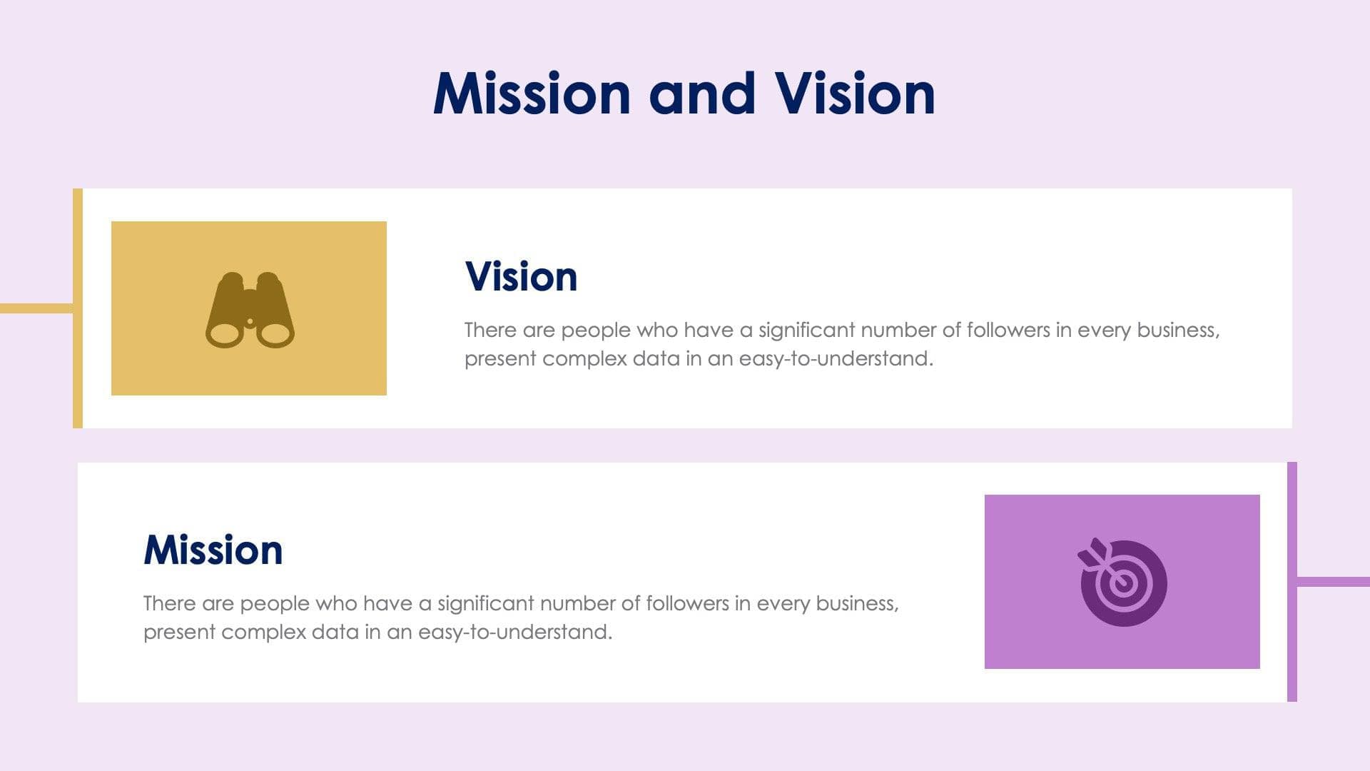 Mission and Vision Slide Template S11042213 | Infografolio