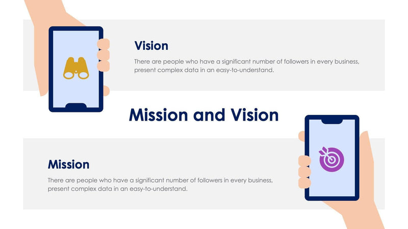 Mission and Vision Slide Template S11042220 | Infografolio