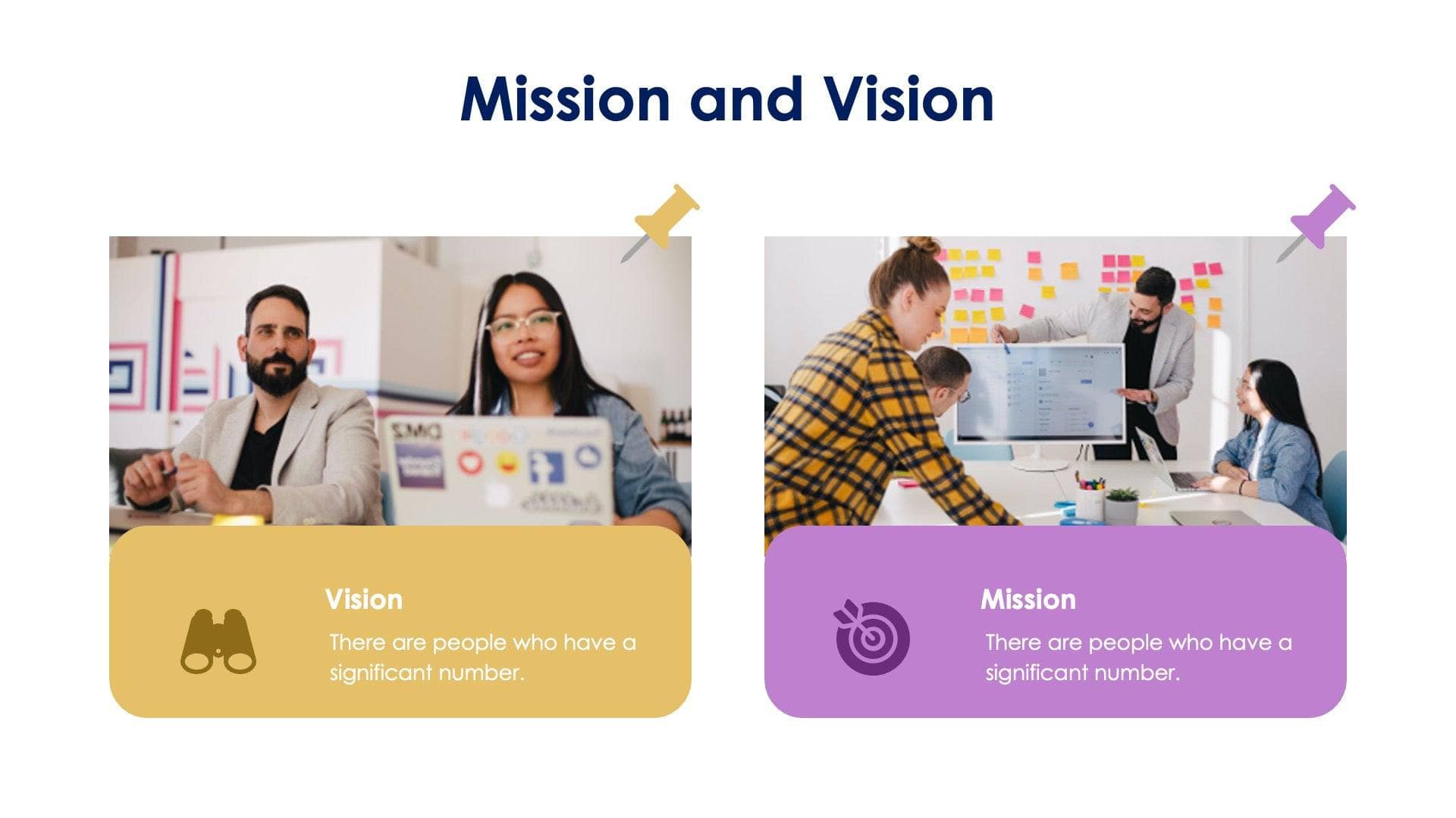 Mission and Vision Slide Template S11042215 | Infografolio