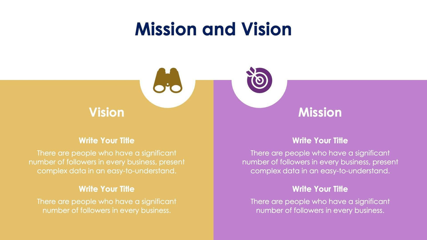 Mission and Vision Slide Template S11042216 – Infografolio