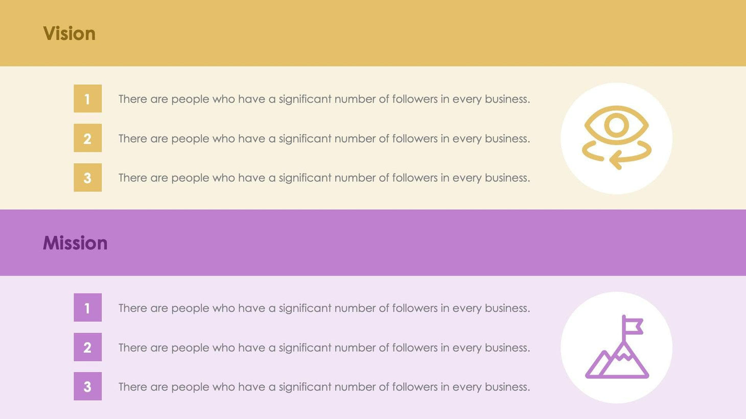 Mission and Vision Slide Template S11042220 – Infografolio