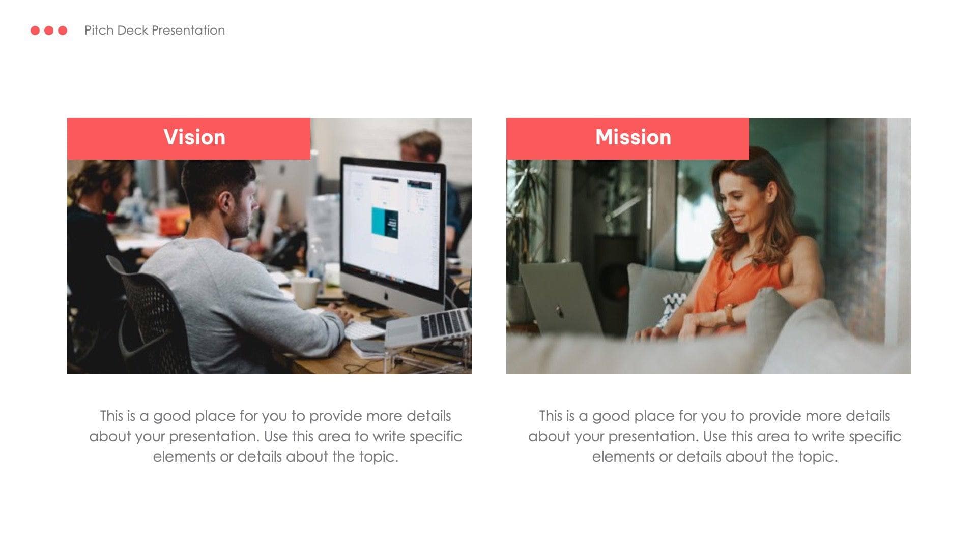 Vision and Mission Slide Template S10172203 | Infografolio