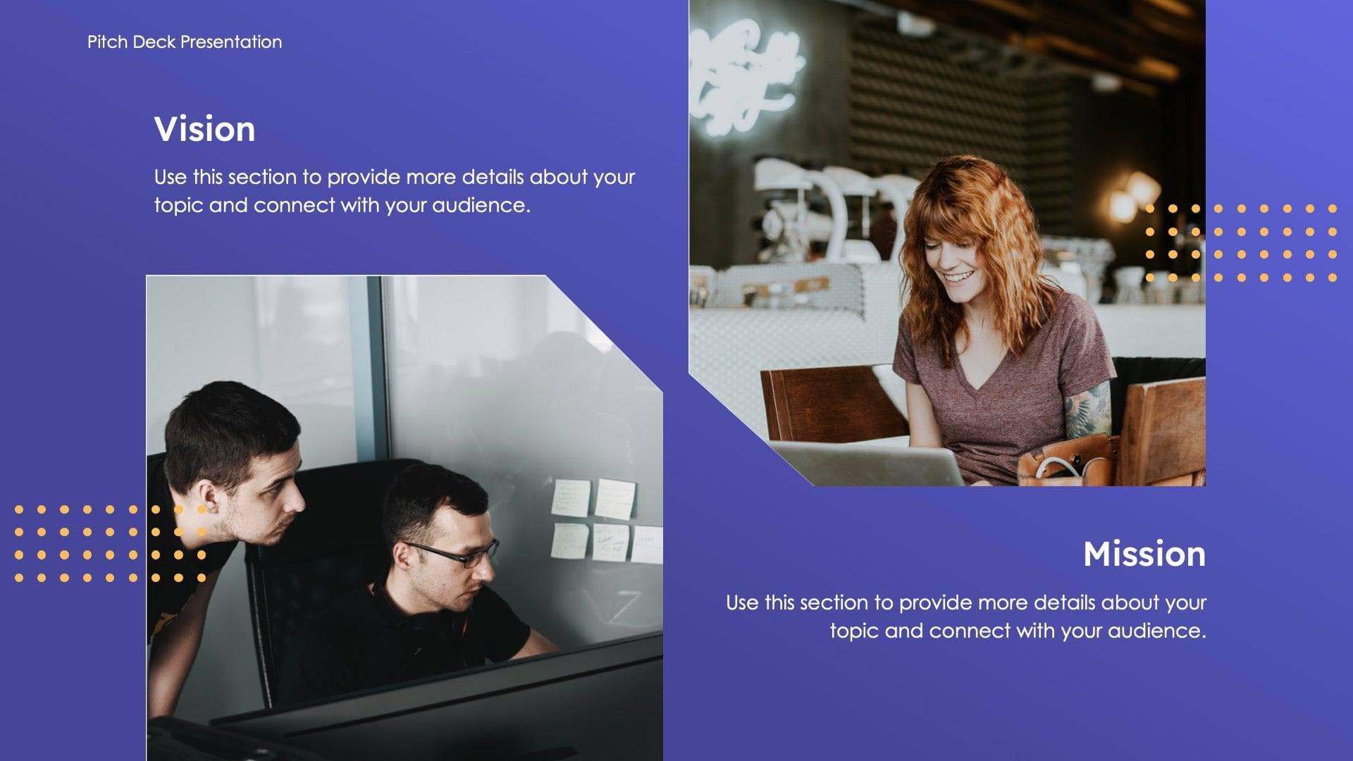 Vision and Mission Slide Template S10172204 | Infografolio