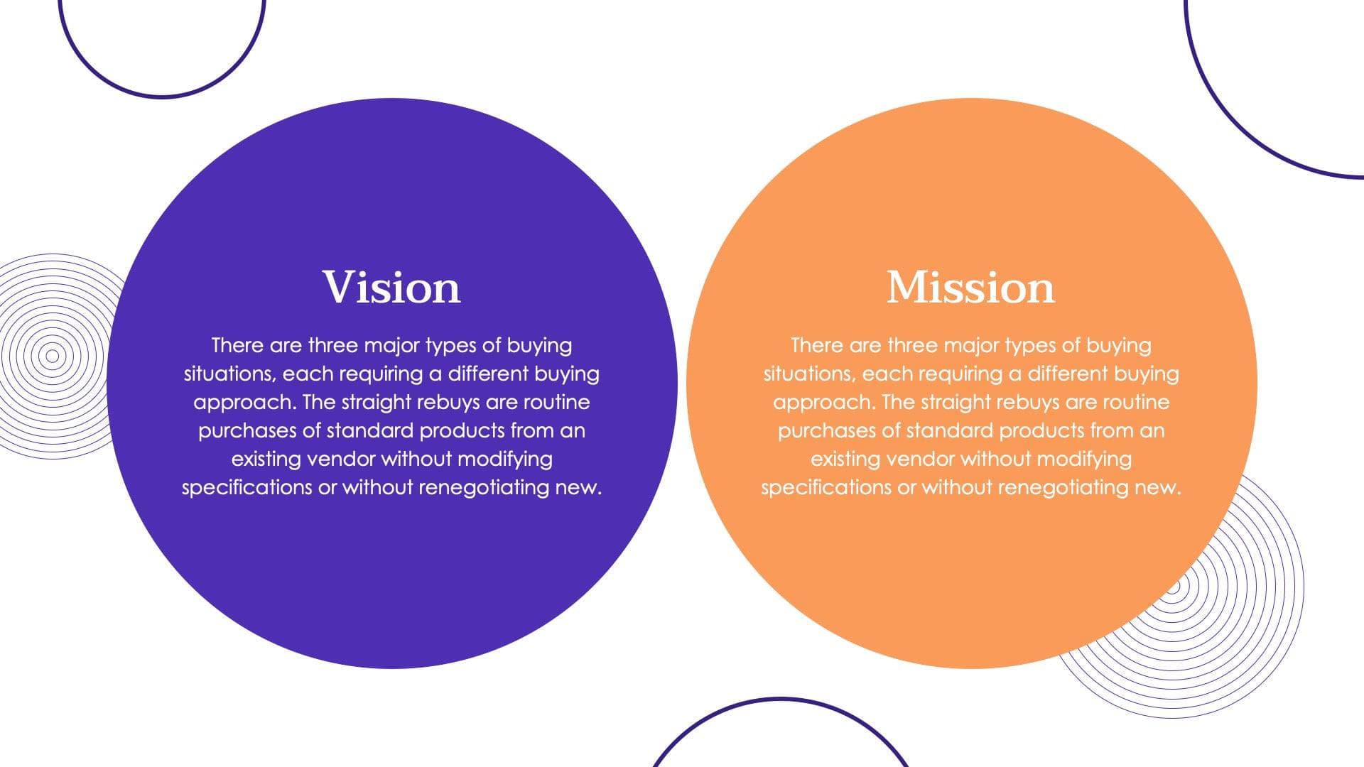 Vision and Mission Slide Template S10312201 | Infografolio