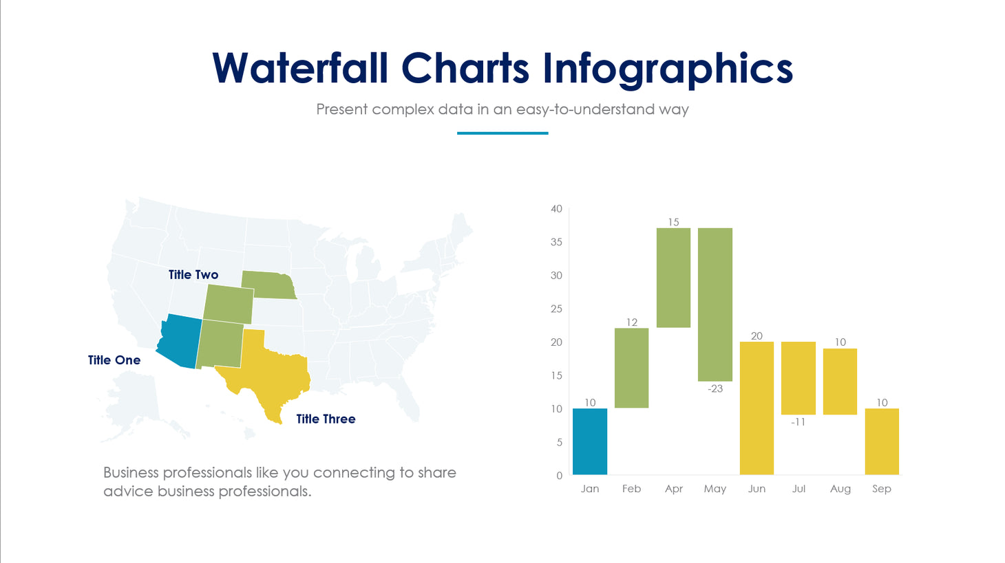 Waterfall Charts Slide Infographic Template S02072219 – Infografolio
