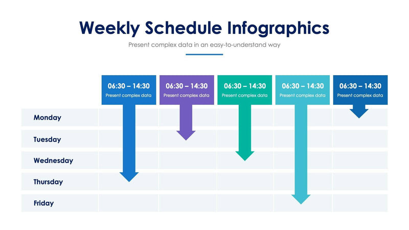 Weekly Schedule -Slides | Infografolio