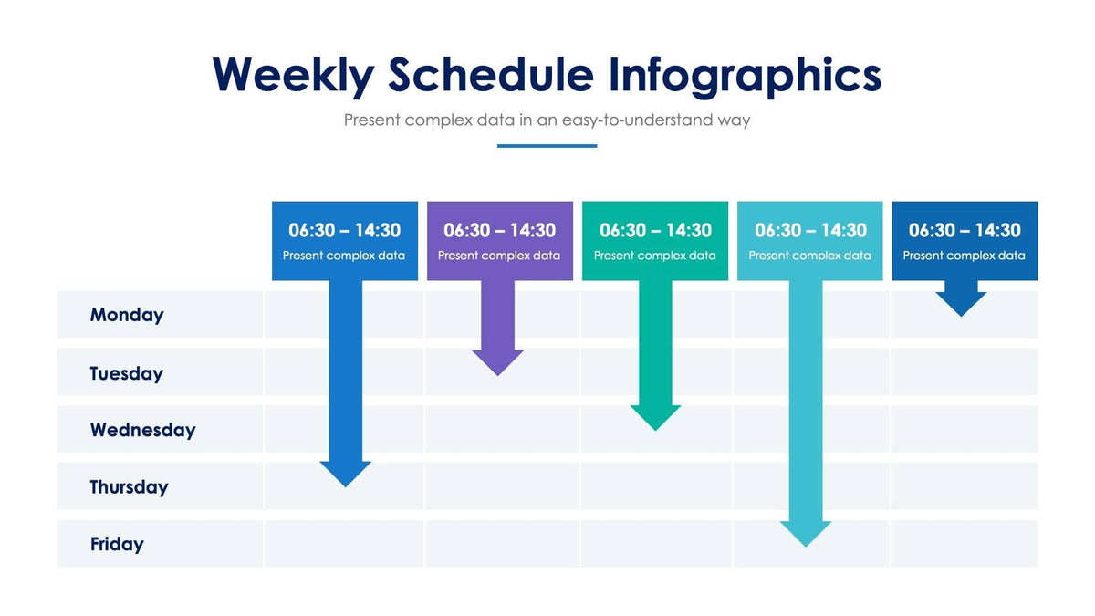 Weekly Schedule Slide Infographic Template S03032213 – Infografolio