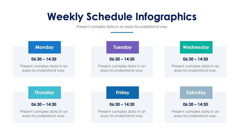 Weekly Schedule Slide Infographic Template S03032220 – Infografolio