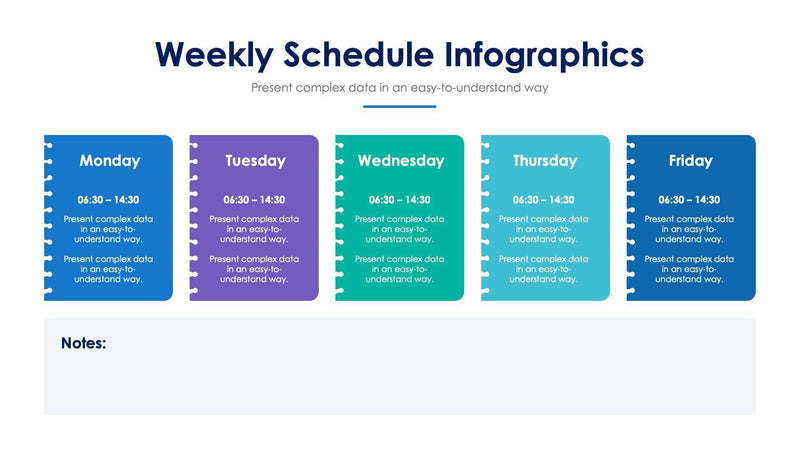 Weekly Schedule -Slides | Infografolio
