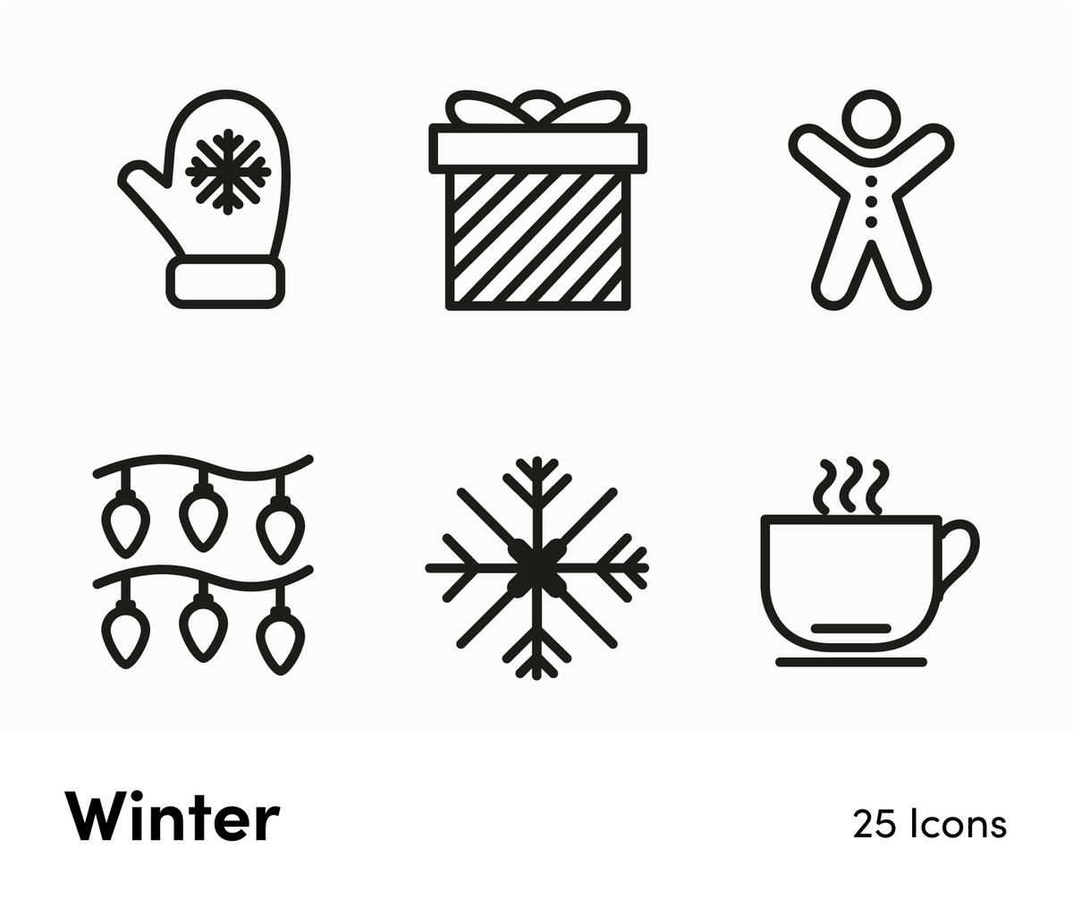 Winter Outline Vector Icons S12222101 – Infografolio