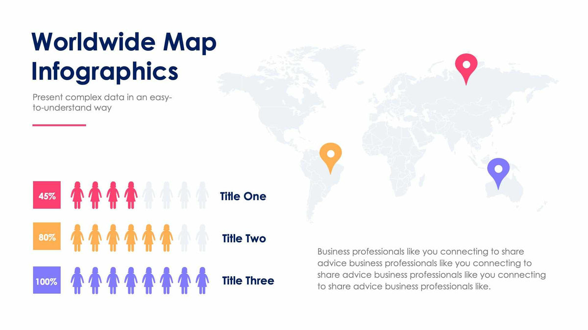 Worldwide Map Slide Infographic Template S01262213 – Infografolio