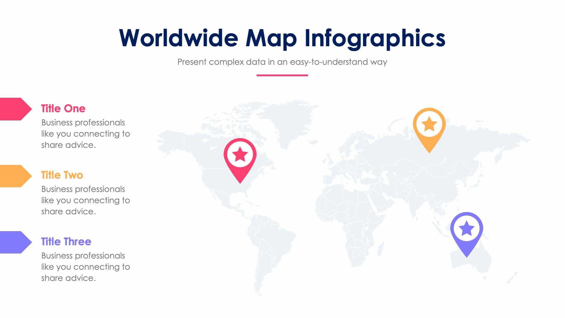 Worldwide Map Slide Infographic Template S01262217 | Infografolio